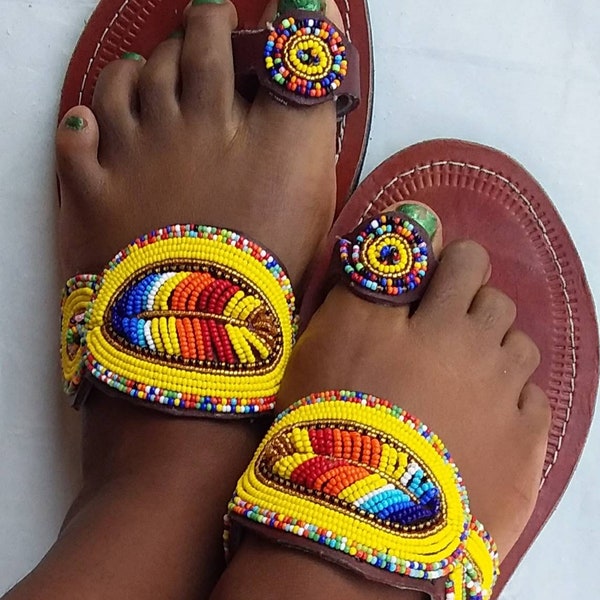 Maasai Sandals - Etsy