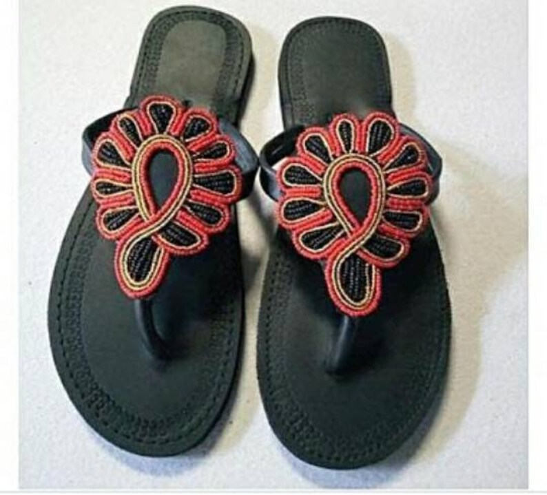 ON SALE African Maasai Sandals/ Kenyan Sandals/ Leather - Etsy