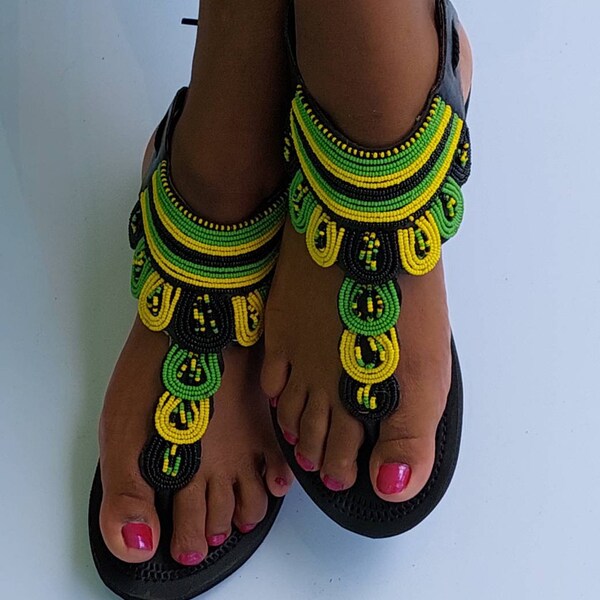 African Sandals for Women - Etsy