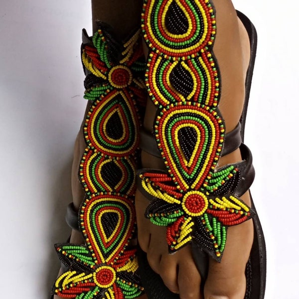 African Sandals - Etsy