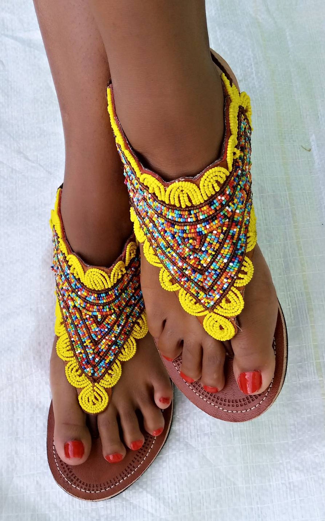 ON SALE African gladiator sandal/Gold sandals/Sandals for | Etsy