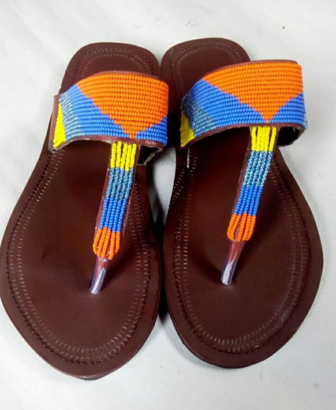 ON Salehandcrafted Sandals _ Kenyan Sandals _ African Beaded - Etsy