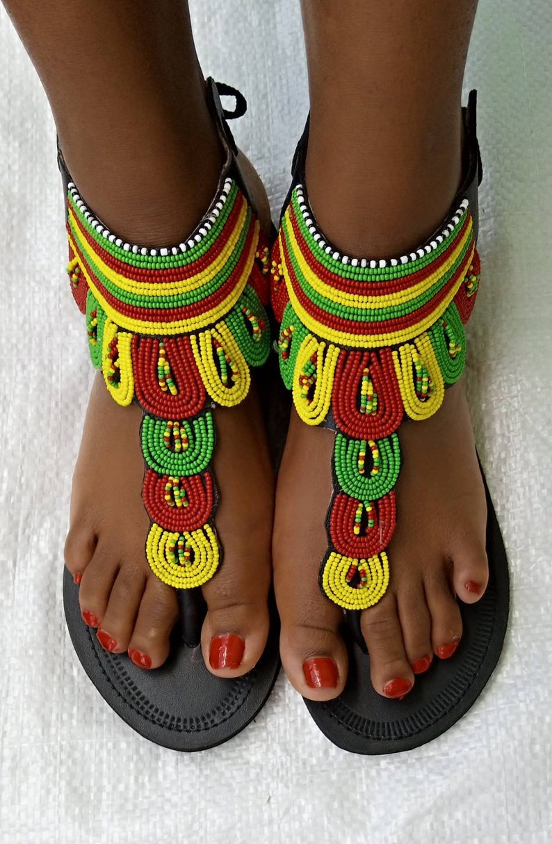 ON SALE African Gladiator Sandal/tribal Sandal/sandals for - Etsy