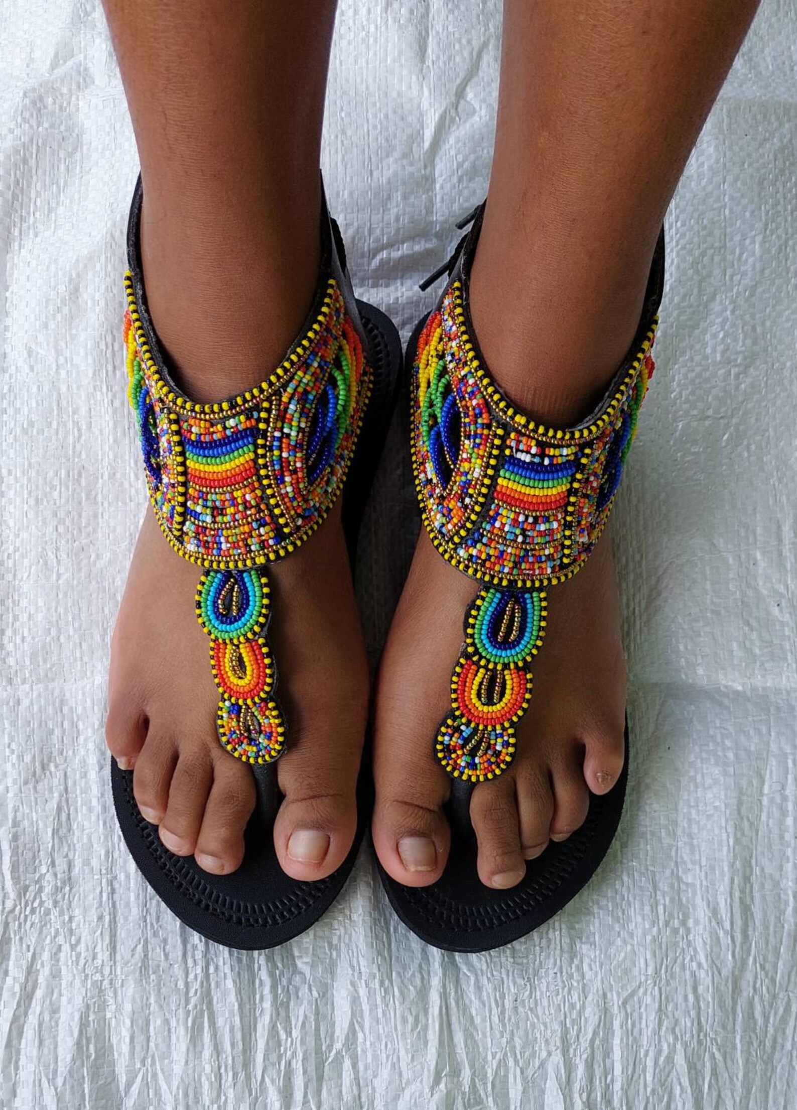 ON SALE African Gladiator Sandal/gold Sandals/sandals for - Etsy