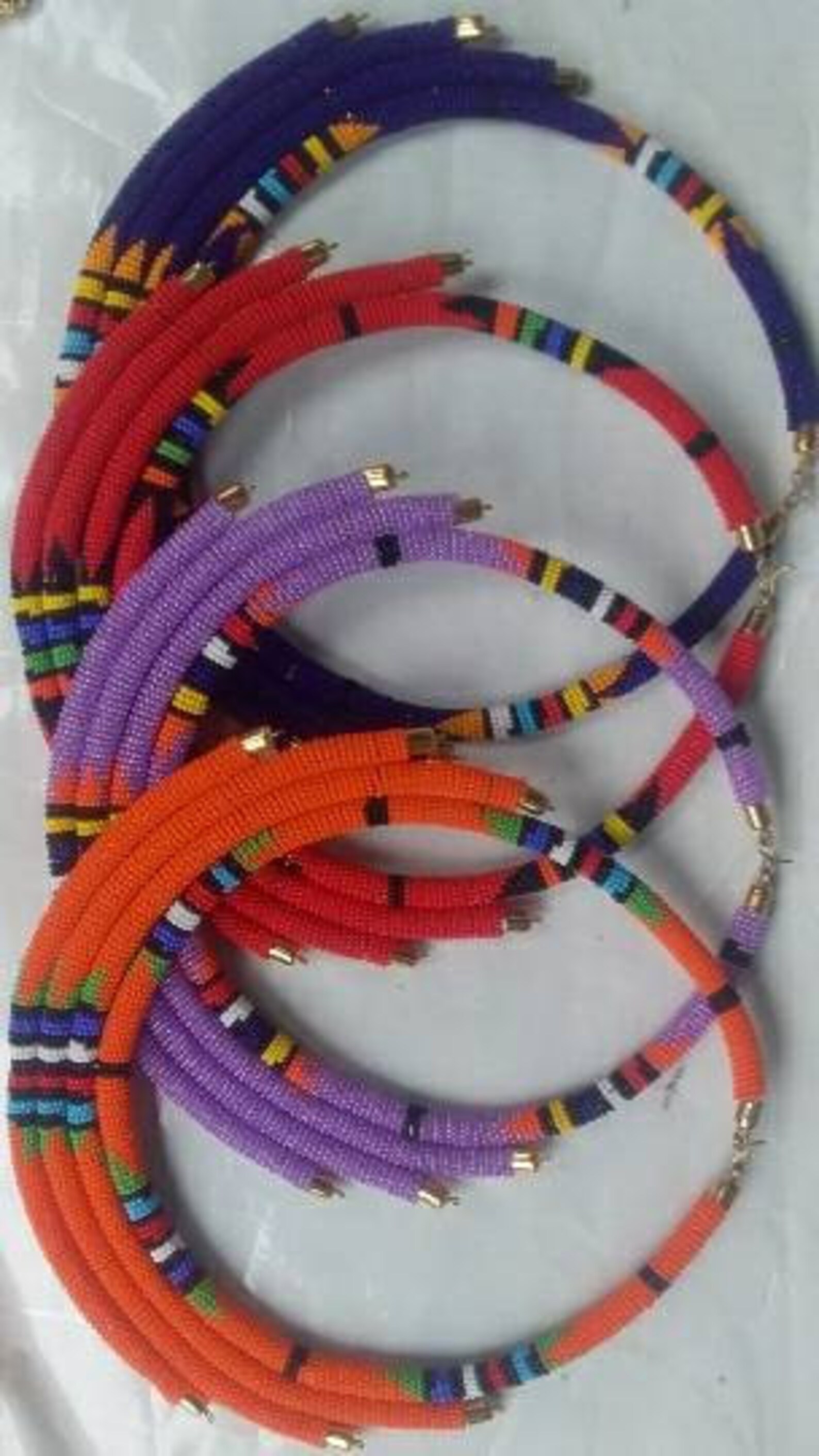African Women Jewelry-maasai Necklaces Kenyan Neckpiece Handmade ...