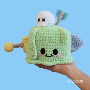Cubert PDF Amigurumi Pattern English and Spanish Gelatinous Cube - Etsy