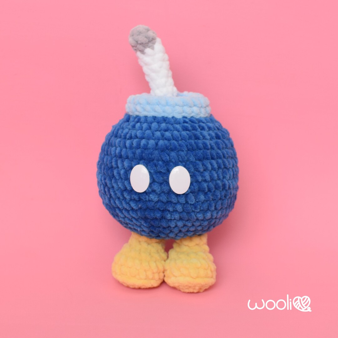 Bob Omb Bobby Crochet Plushie Amigurumi Ready to Ship Bomb - Etsy