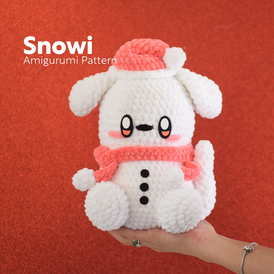 Snowi the Snowdoggy PDF Amigurumi Pattern English and Spanish Christmas ...