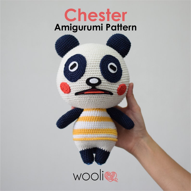 Chester Amigurumi Crochet Pattern Animal Crossing PDF File | Etsy