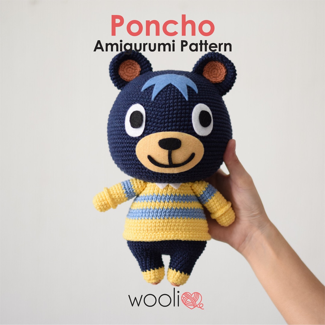 Poncho Amigurumi Crochet Pattern - Animal Crossing - PDF File - English ...