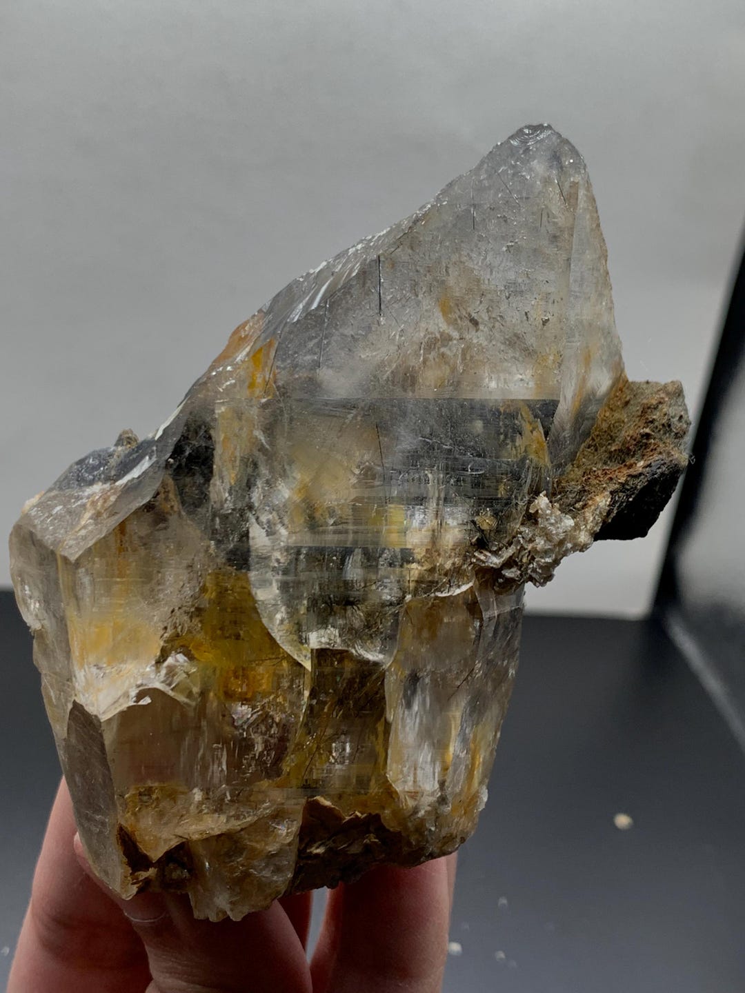 Rutile Inclusion Quartz Crystal Cluster, Skardu Pakistan - Etsy