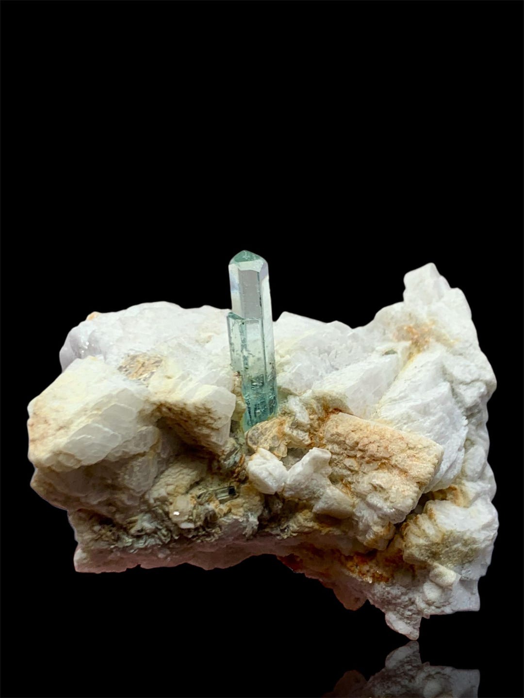 Stunning Aquamarine Crystal on Matrix With Feldspar From Shigar Valley ...