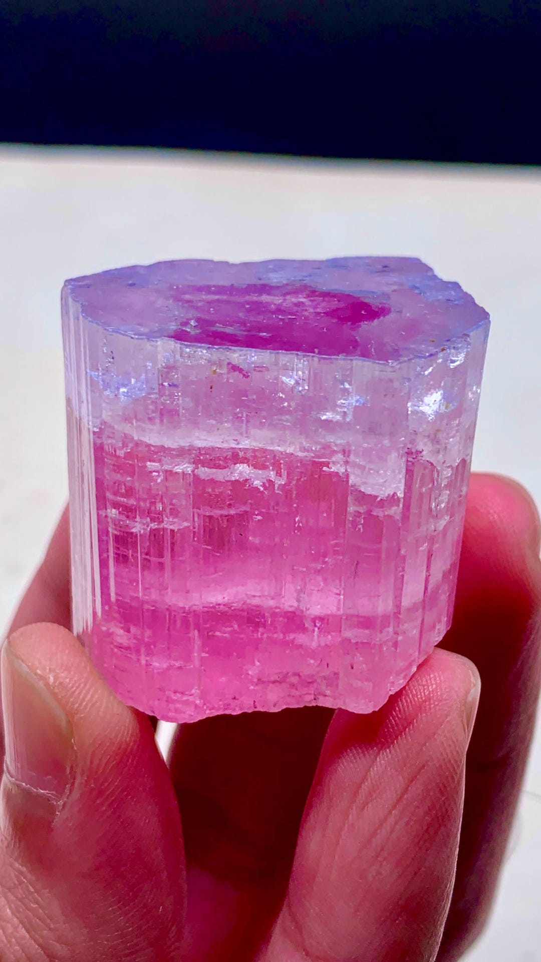 Gemmy Rare Candy Pink -color Tourmaline Crystal: 55 Grams, Paprok Mine ...