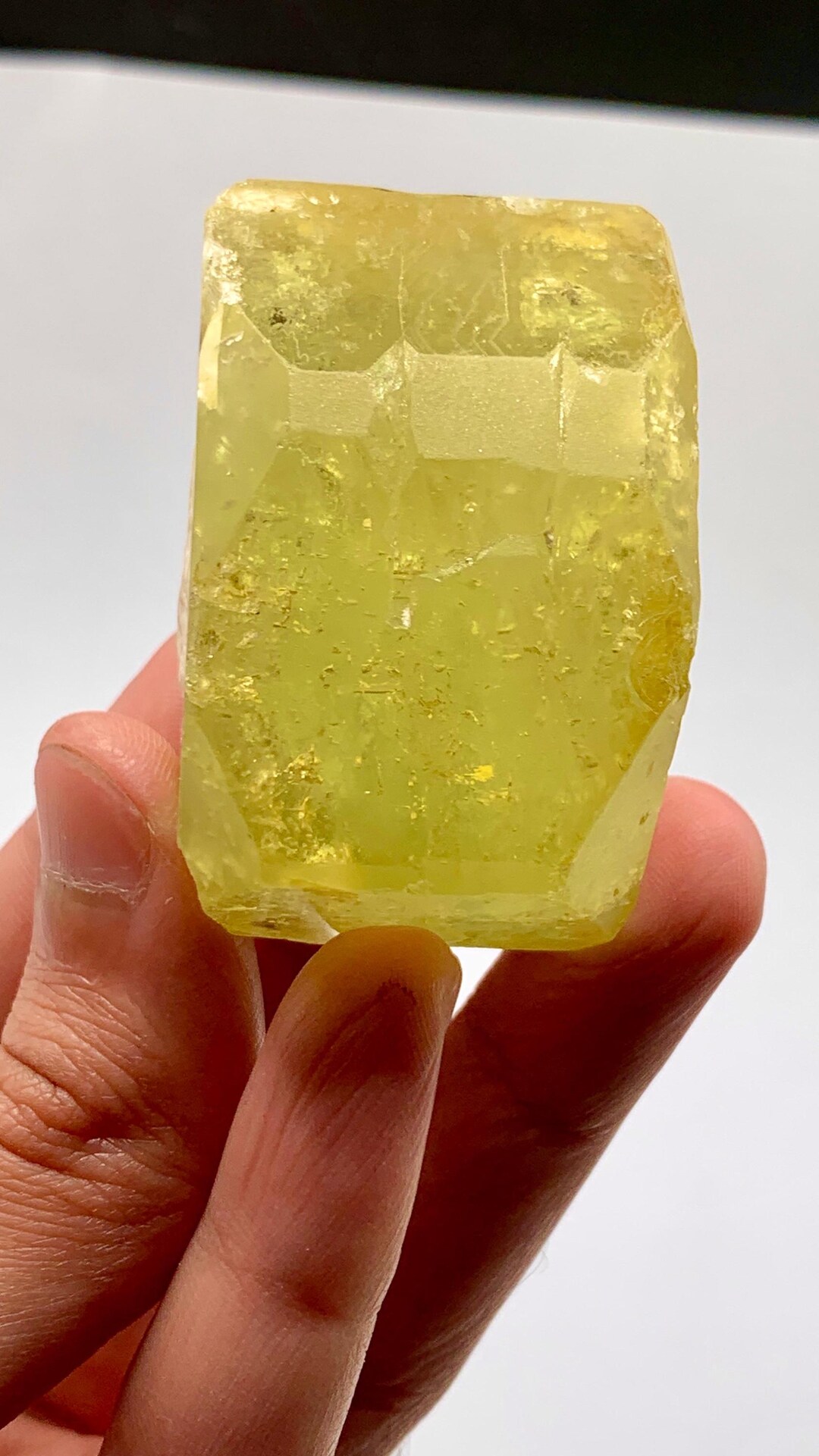 Top Gemmy Yellow Heliodor D.T Crystal : Skardu Pakistan, 118 Grams - Etsy