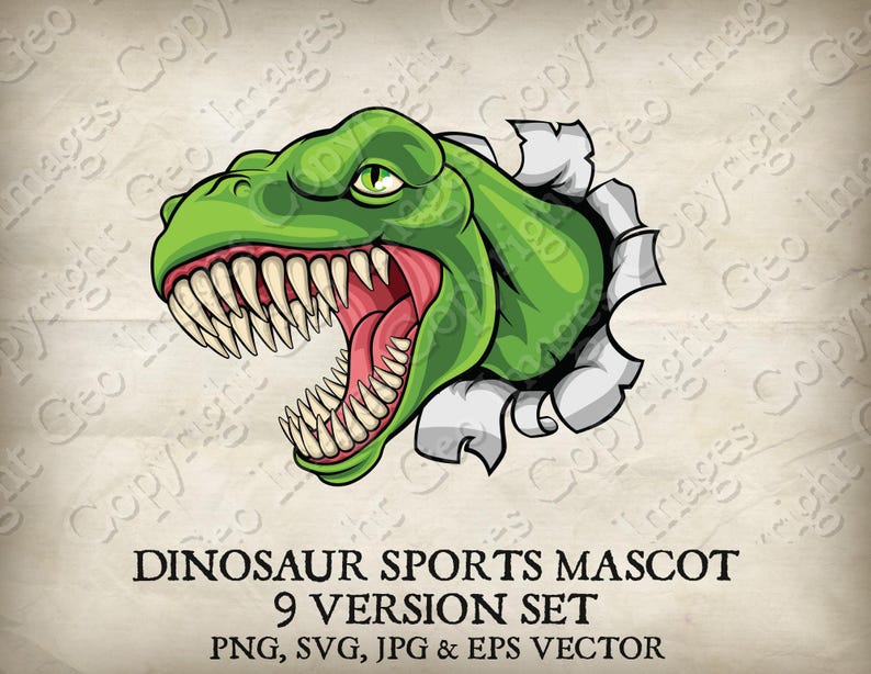 Dinosaur Mascot T Rex Raptor Lizard Mascot Claws Monster Sports Team ...