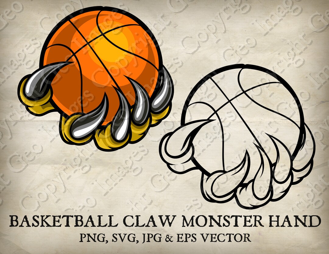 Basketball Monster, Tiger, Wolf, Dragon or Eagle Claw Hand With Talons ...