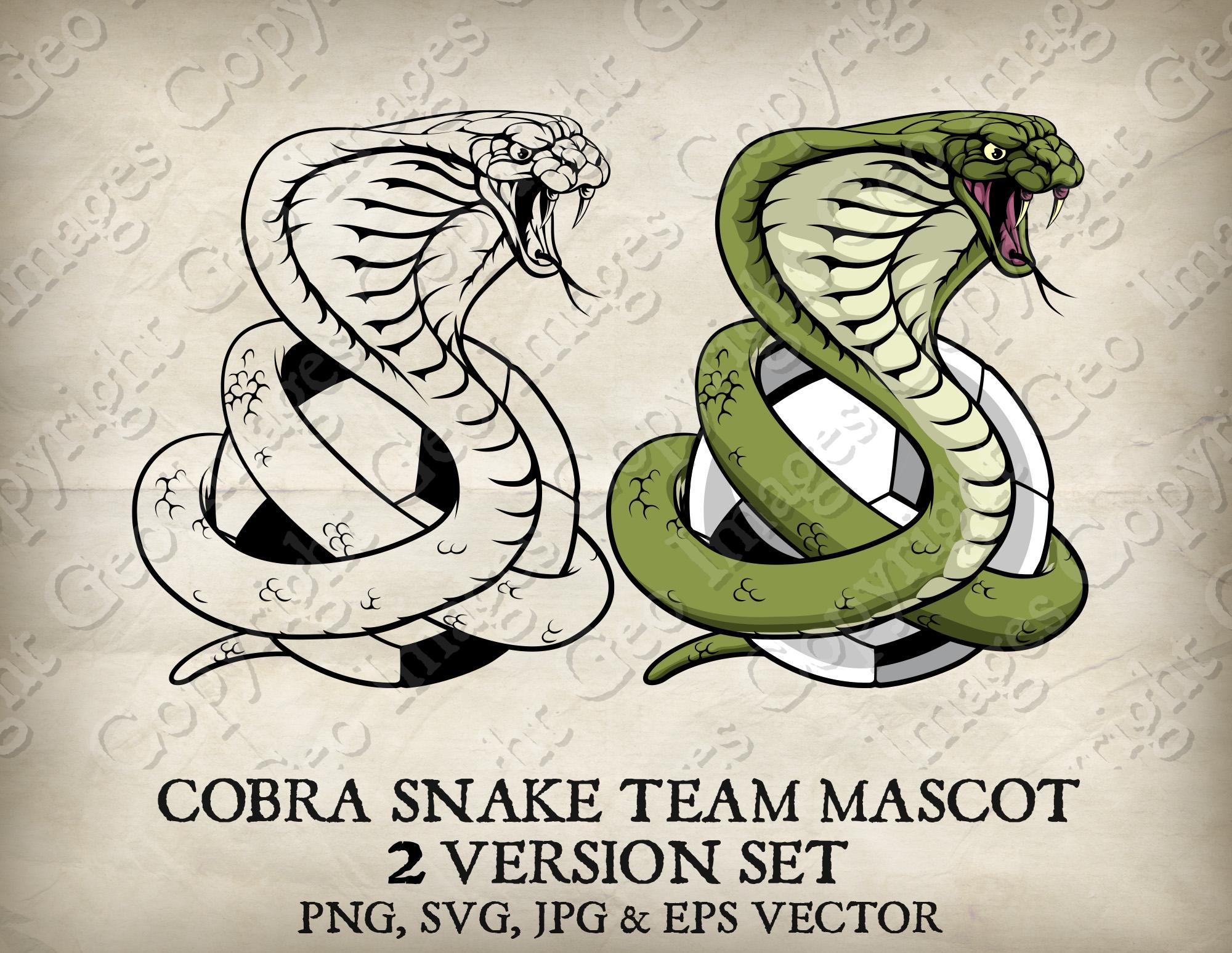 Cobra Soccer Football Snake Viper King Cobra Sports Team Cobras Viper ...