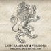 Lion Standing Rampant on Hind Legs Heraldic Crest Coat of Arms Heraldry ...