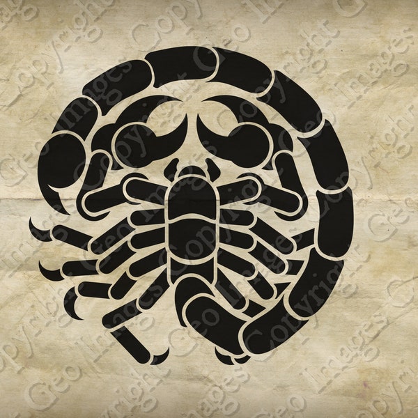 Scorpion Symbol Svg - Etsy