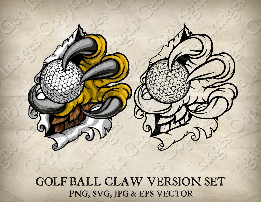Golf Ball Monster Tiger Wolf Dragon Dinosaur Eagle Falcon Hawk Bird ...