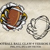 Bear Grizzly Softball Ball Claws Mascot Bears Logo Cartoon. 6 Versions ...