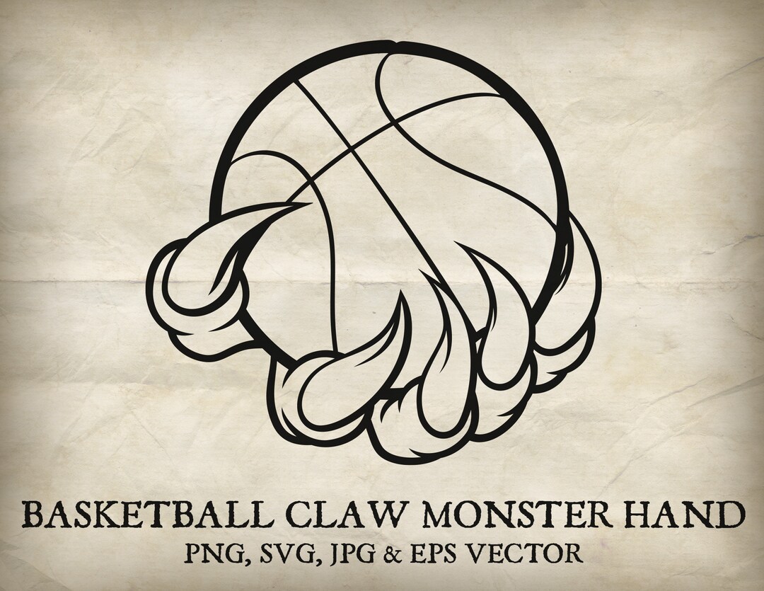 Basketball Monster, Tiger, Wolf, Dragon or Eagle Claw Hand With Talons ...