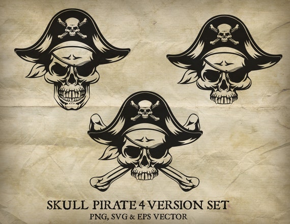 Pirate Skull And Crossbones Vector