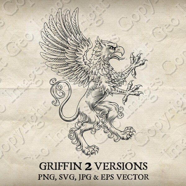 Griffin Family Crest - Etsy