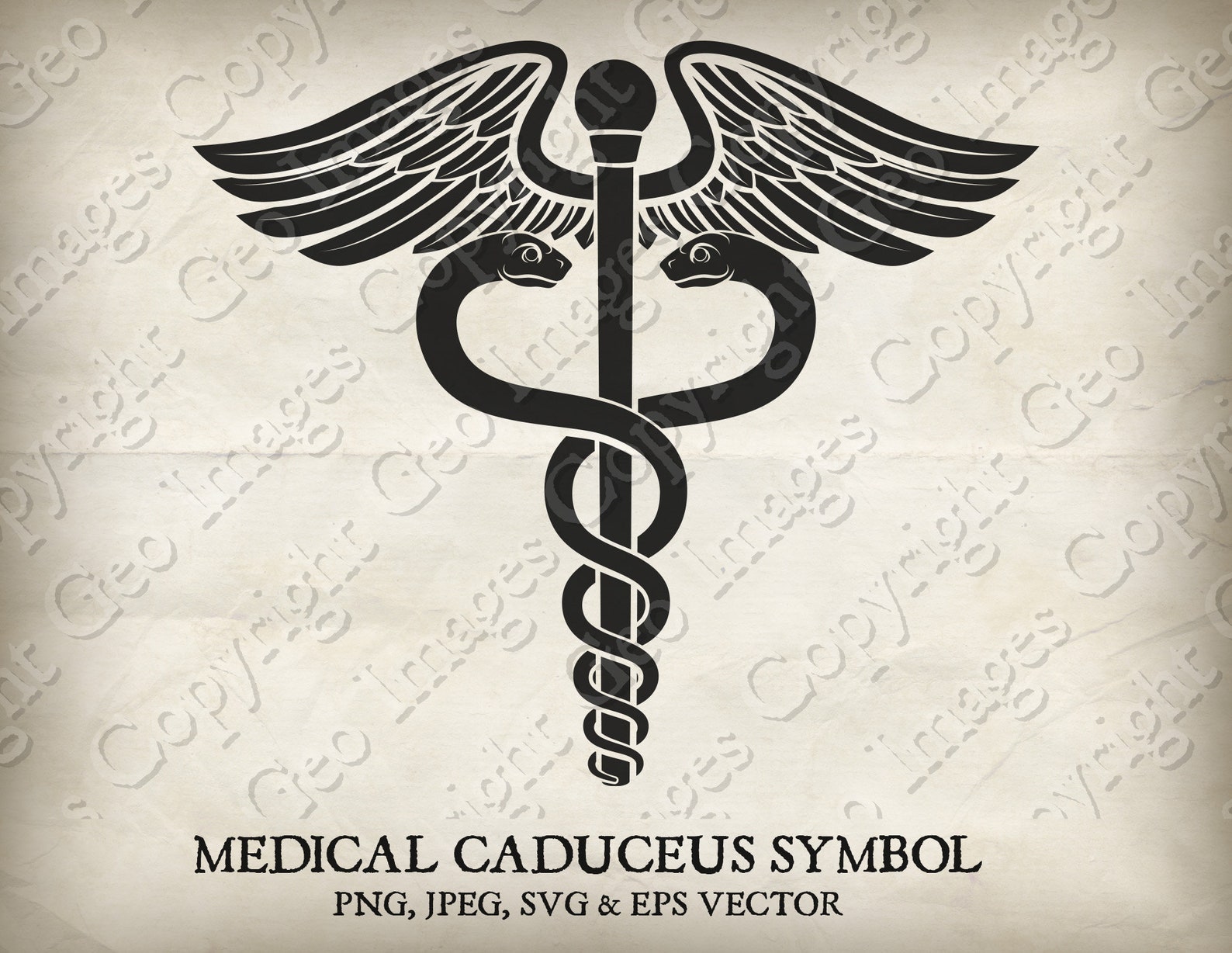 Medical Doctor Caduceus Symbol Snake Asclepius Rod Hospital Medicine ...