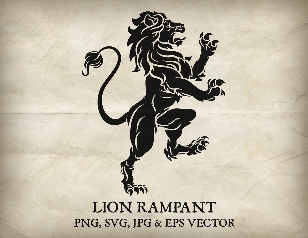 Lion Rampant Vector
