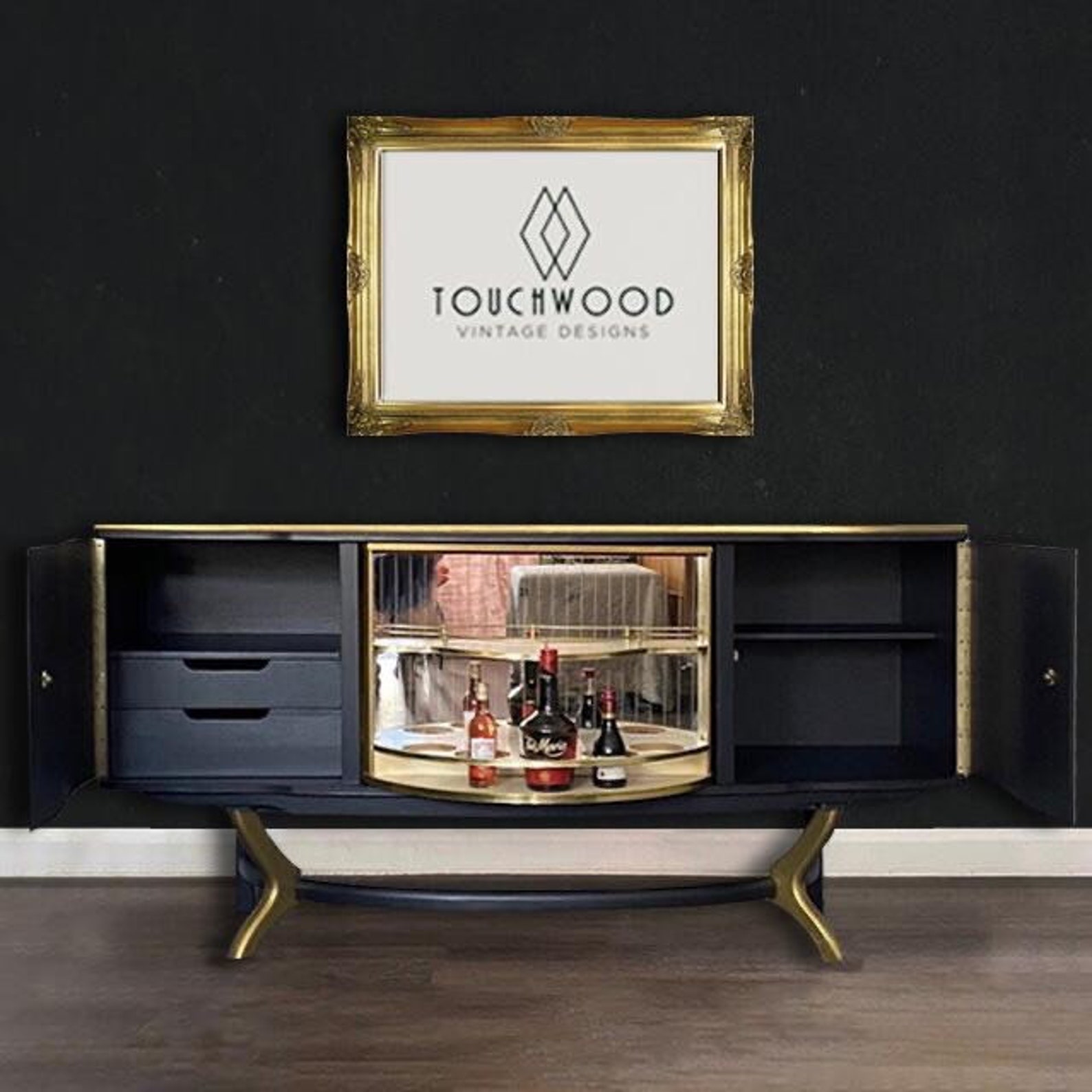 Beautility Cocktail Cabinet Sideboard Upcycled - Etsy UK