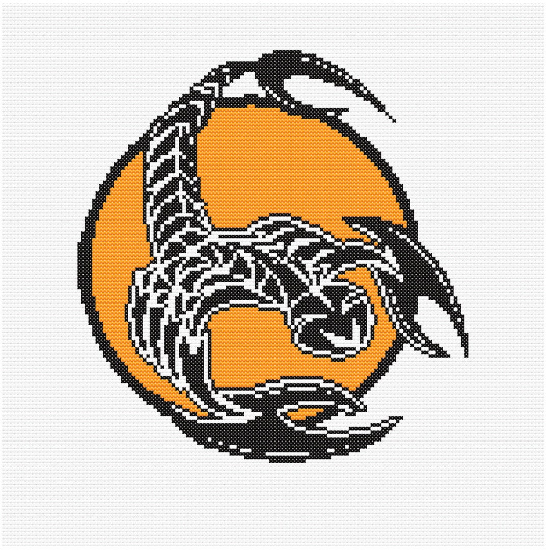 Scorpion Easy Beginners Cross Stitch Pattern PDF Download - Etsy