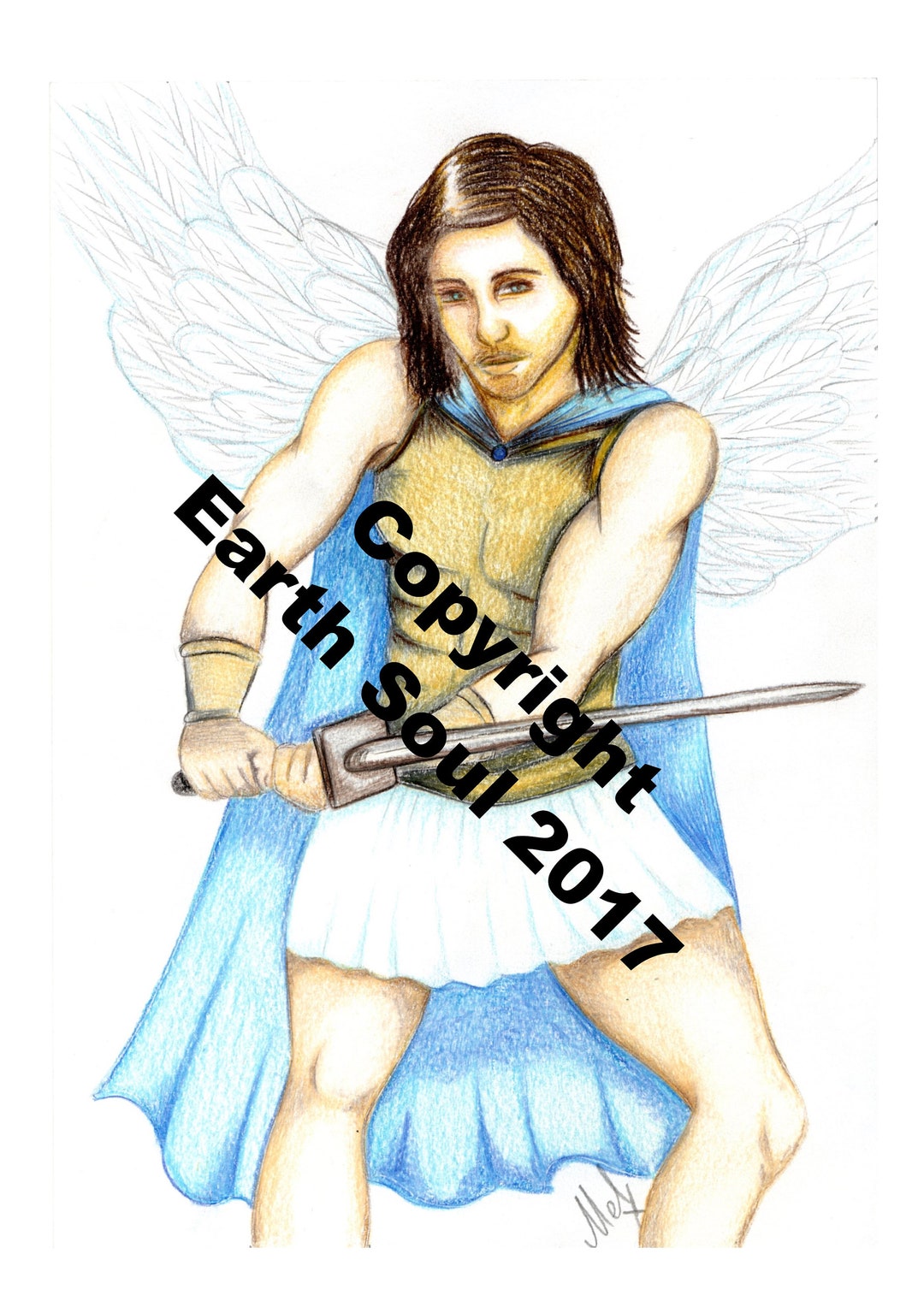 Archangel Michael Meditation Card- Digital Download, Self Meditation ...