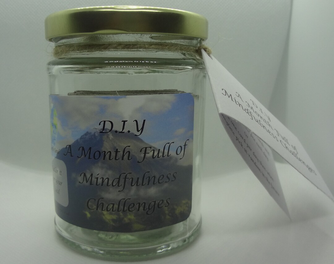 D.I.Y. Monthly Mindfulness Jar, Positive Affirmations, Mental Health ...