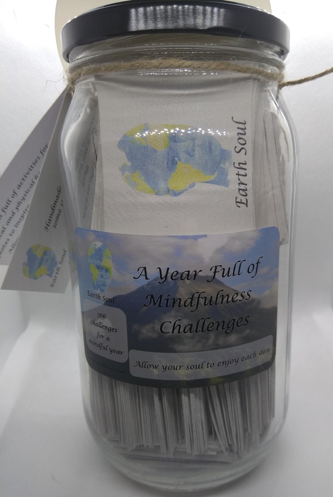 Yearly Mindfulness Jar, Positive Affirmations, Mental Health, Wellbeing ...