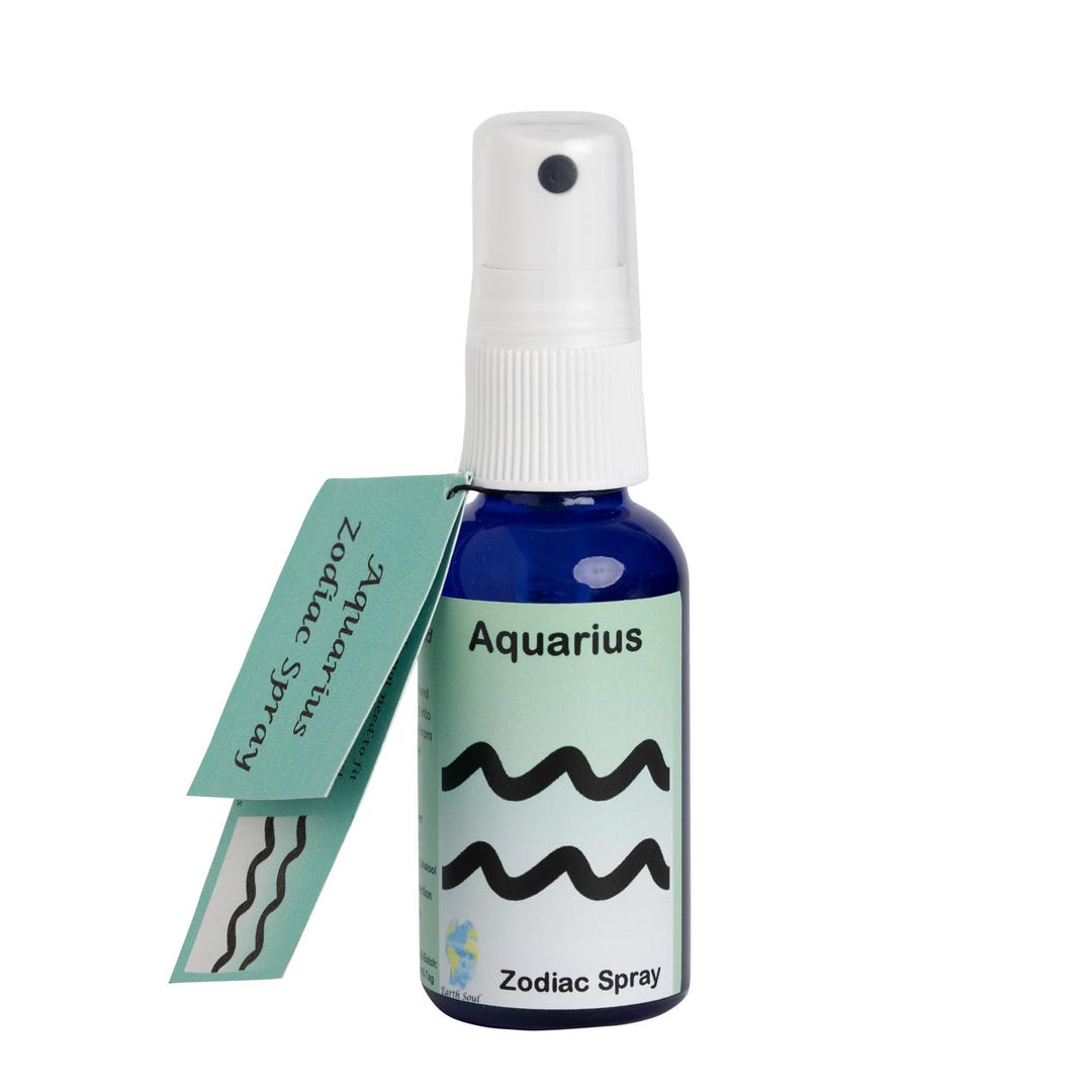 Aquarius Zodiac Spray, Aromatherapy Aura Spray, Vegan Friendly ...