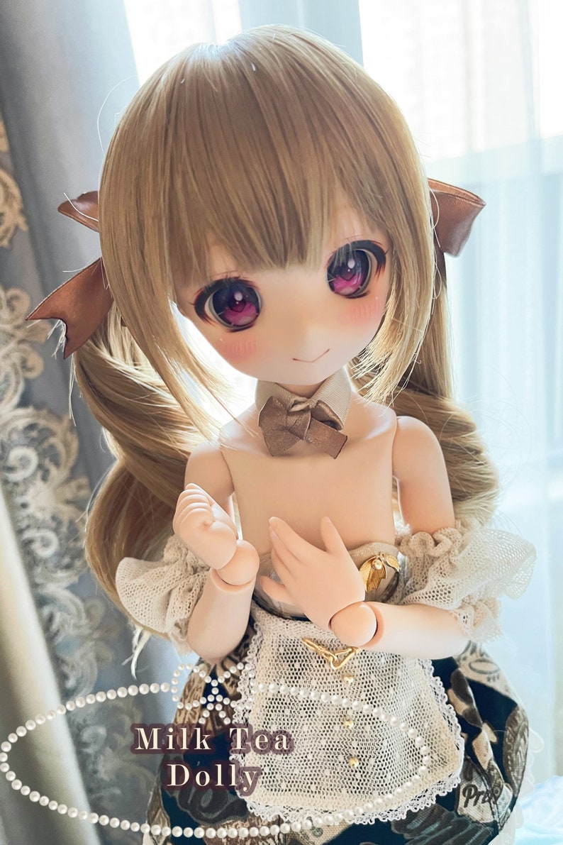 Limitedpengin Workshop Bjd/sd/dd Heat Resistant Wig Dolly - Etsy