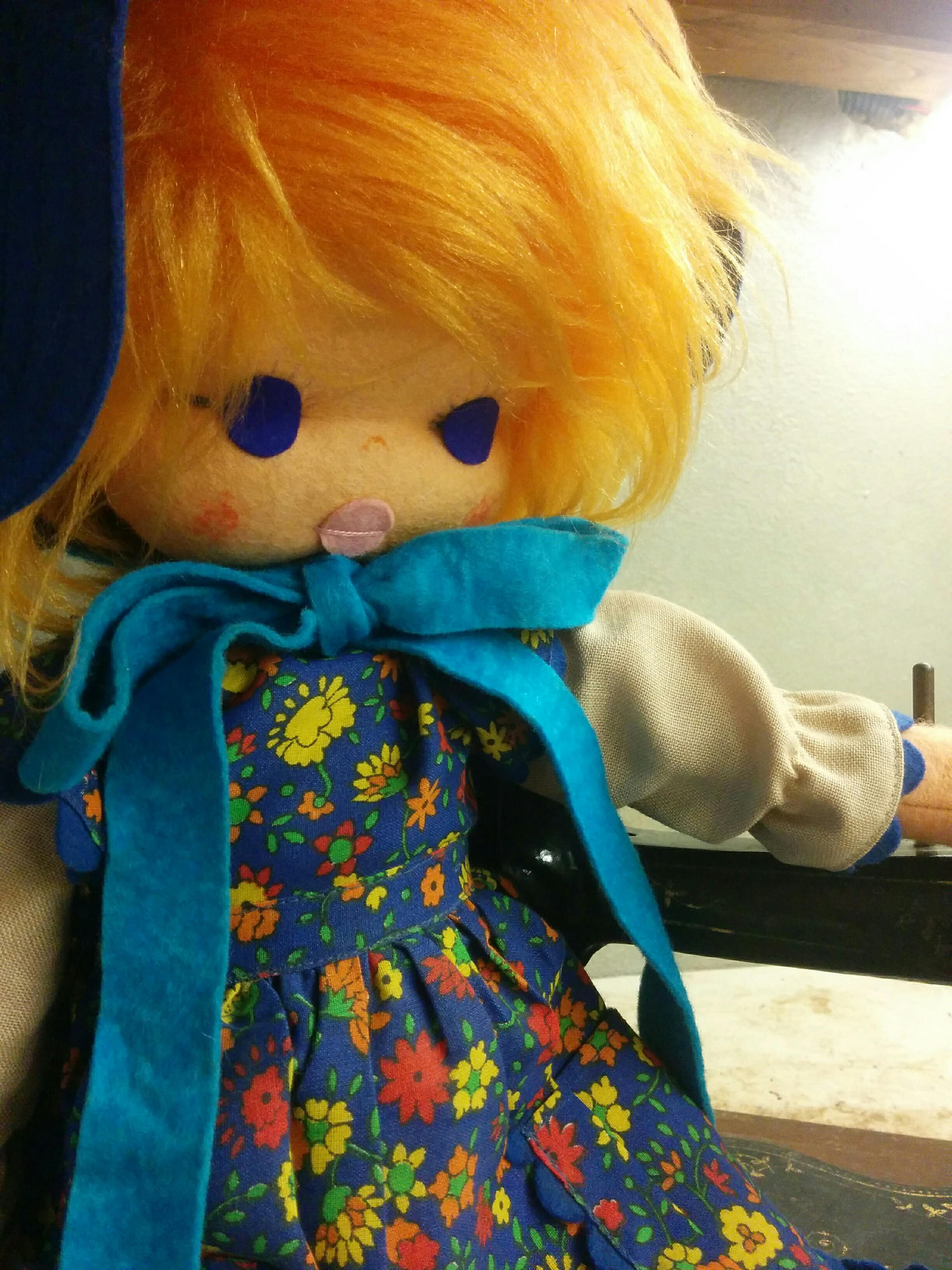 Original Italian Lenci Doll - Handmade Ginger Hair Rag Doll 1950s - Etsy