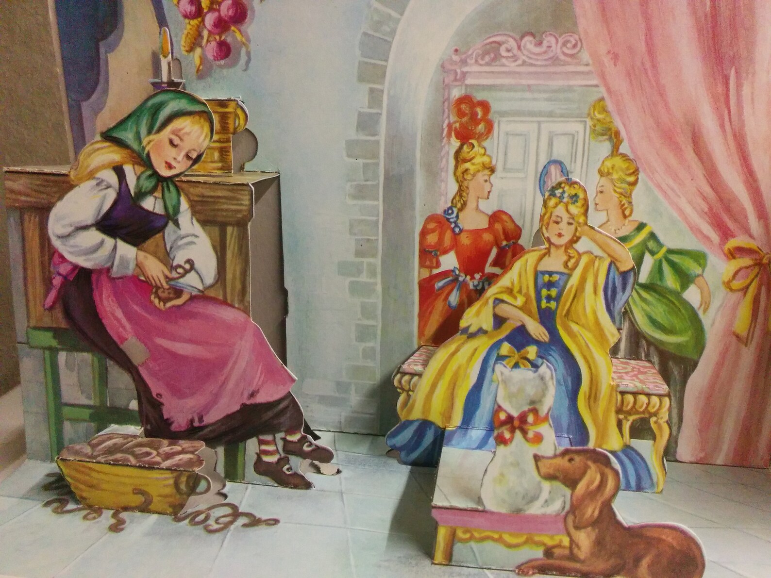 Wonderful Fairy Tale: Antique Cinderella Pop-up Book From the Sixties ...