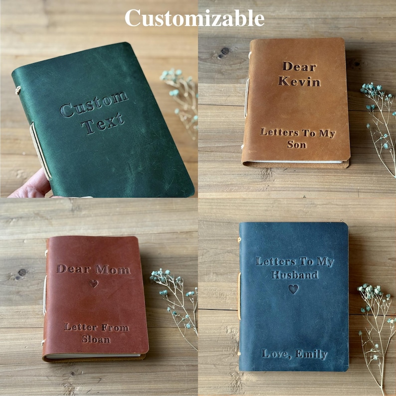 Personalized What I Love About You Leather Book, Fill in the Blank ...