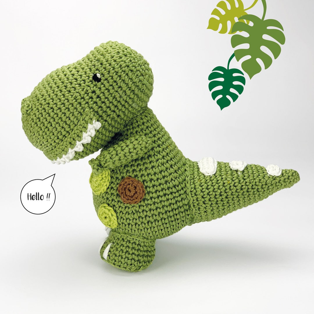 T-rex Amigurumi – Crochet Pattern (italian) - Etsy