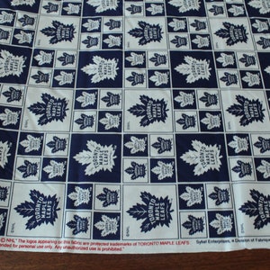 CHL Toronto Maple Leafs Licensed Print Sykel Blue and White Print ...