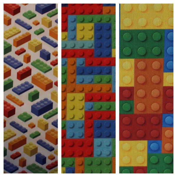 Legos Fabric - Etsy