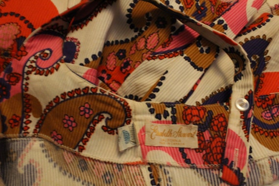 1960’s Paisley Elizabeth Stewart Bikini Top and Beach… - Gem