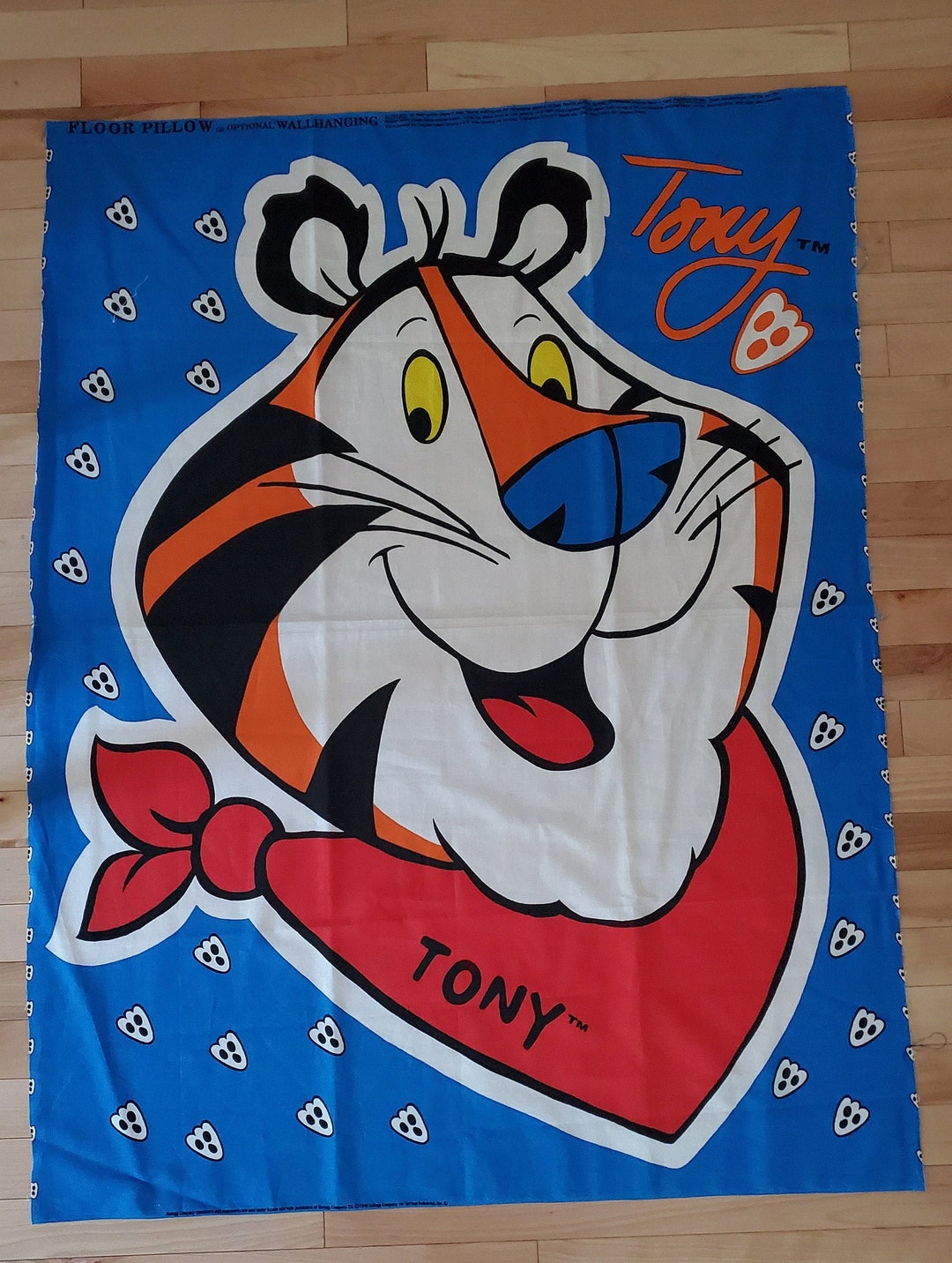 Vintage Tony the Tiger Large Panel Fabric - Etsy