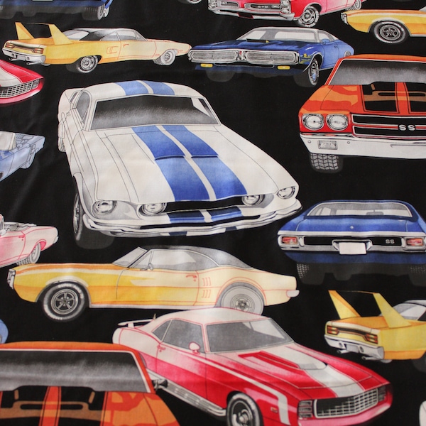Classic Car Fabric - Etsy