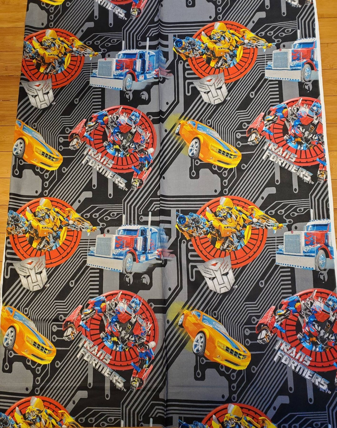 Hasbro Retro Movie Transformers XL Print Cotton Fabric Black - Etsy