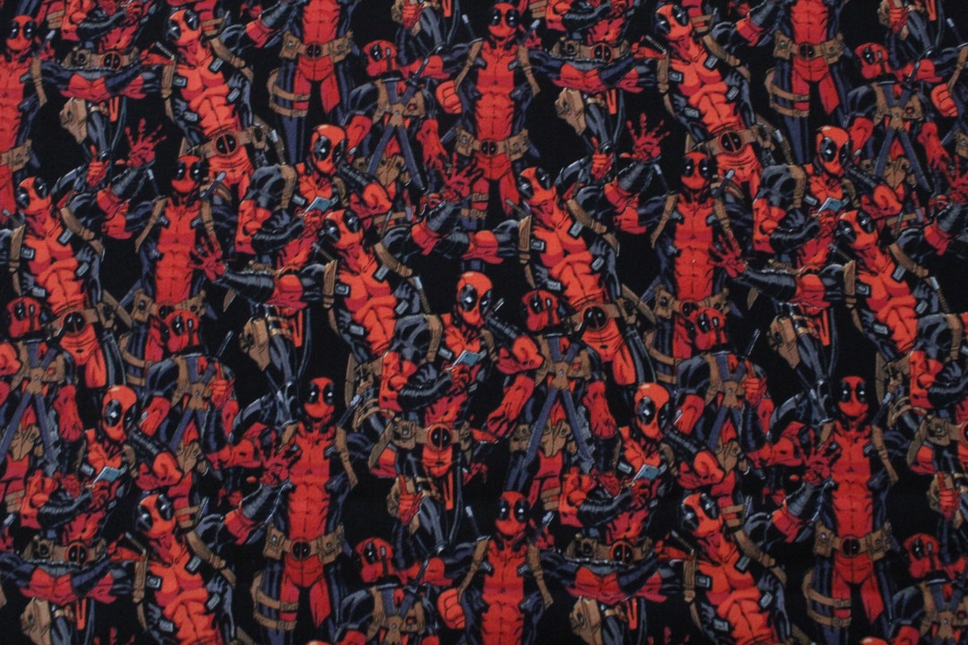 Springs Creative Licensed Deadpool Quilting Cotton Fabric - Etsy