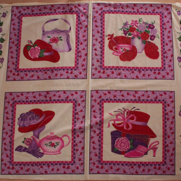 Red Hat Society Fabric - Etsy
