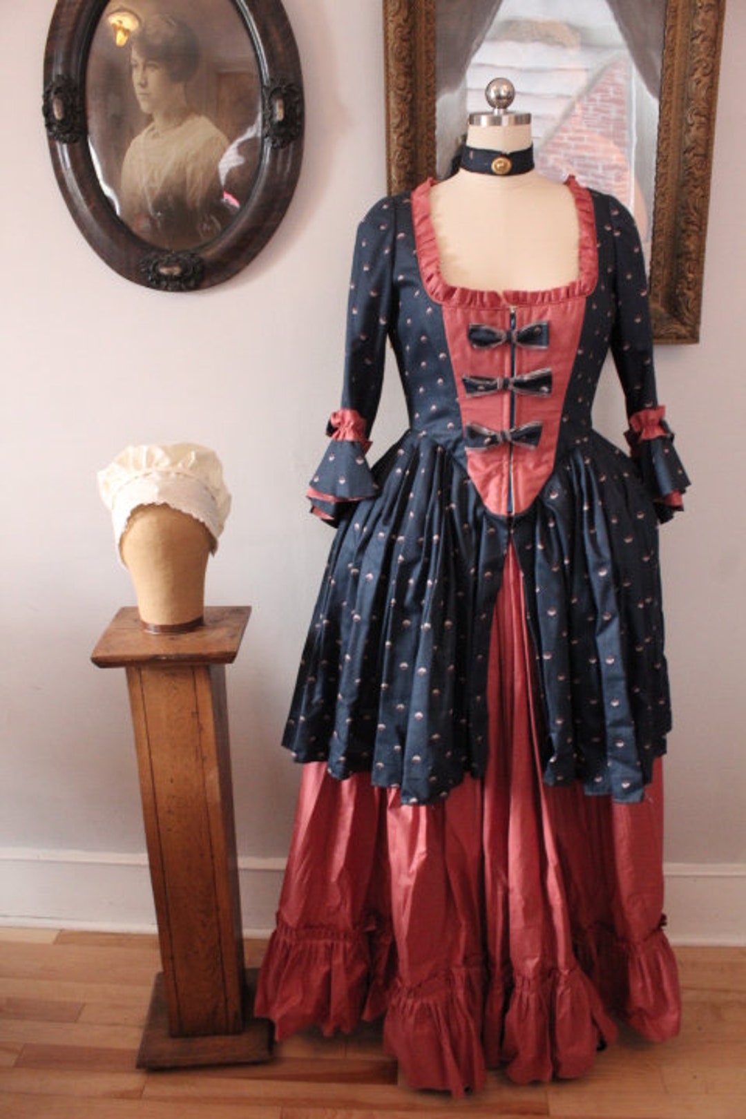 1780's Colonial Style Theatrical Costume Dress and Accessories - Etsy
